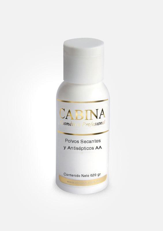 Polvos secantes y antisépticos AA 020gr – Cabina